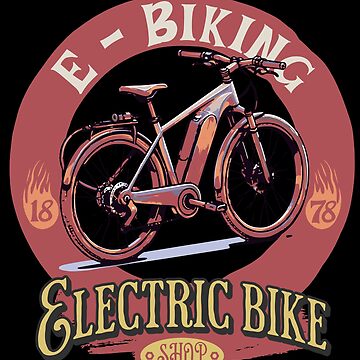 "e bike electric bicycle - e bike electric" Sticker for Sale by ...