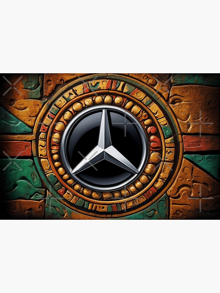 "mercedes benz logo" Sticker for Sale by victoriousCraft | Redbubble