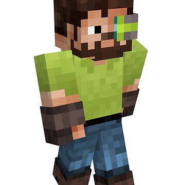 "Iskall Hermitcraft Minecraft Skin" Sticker for Sale by marbleredfox ...