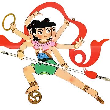 "Nezha, Chinese Animation Character" Sticker for Sale by gliyj | Redbubble