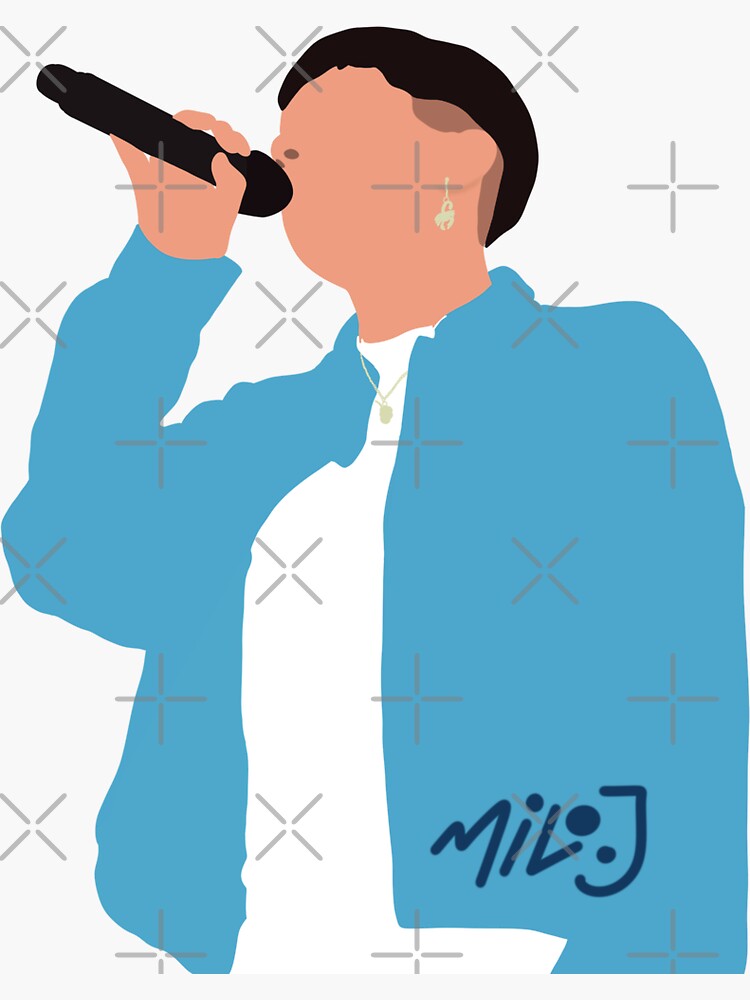 "MILO J" Sticker by Bononobymg | Redbubble