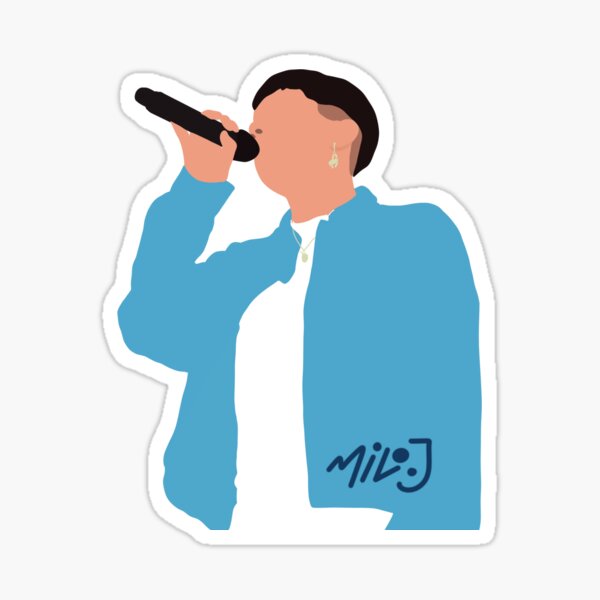 "MILO J" Sticker by Bononobymg | Redbubble