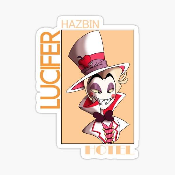 "Hazbin Hotel Lucifer" Sticker for Sale by Arviana--Design | Redbubble