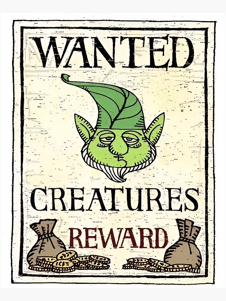 " Wanted Poster Shrek" Sticker for Sale by Kaijju | Redbubble