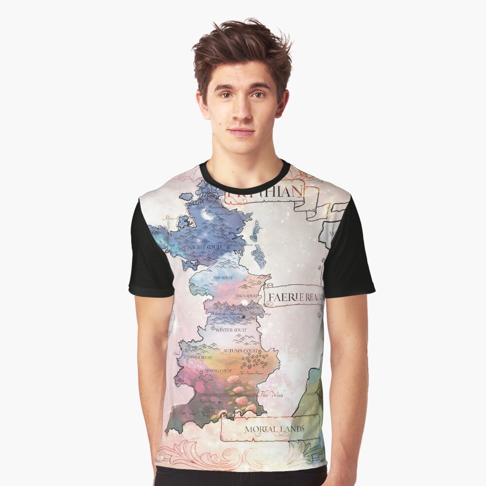 "Feyre’s Prythian Map" Sticker for Sale by Sophersgreen | Redbubble