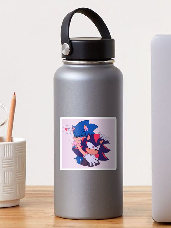 "Sonadow AU " Sticker by Sakuritah | Redbubble