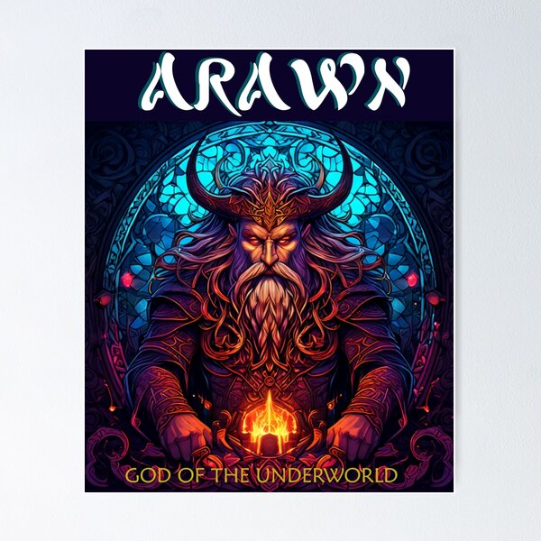 "Arawn Celtic God Of The Underworld" Poster for Sale by Lemonsandall | Redbubble