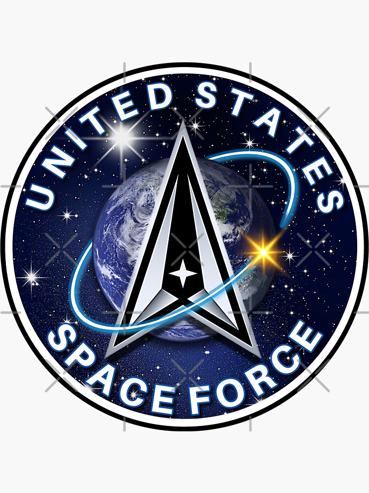 "Space Force logo" Sticker for Sale by AGED Limited | Redbubble
