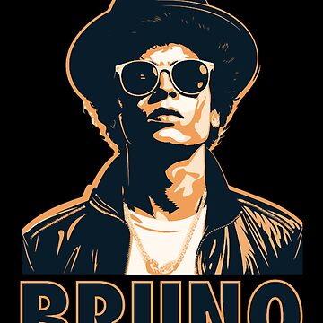"Bruno Mars " Sticker for Sale by BellaMadi | Redbubble
