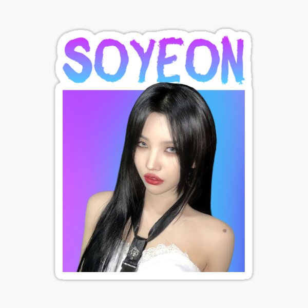 "Soyeon G-Idle " Sticker for Sale by Darkpikachuuu | Redbubble