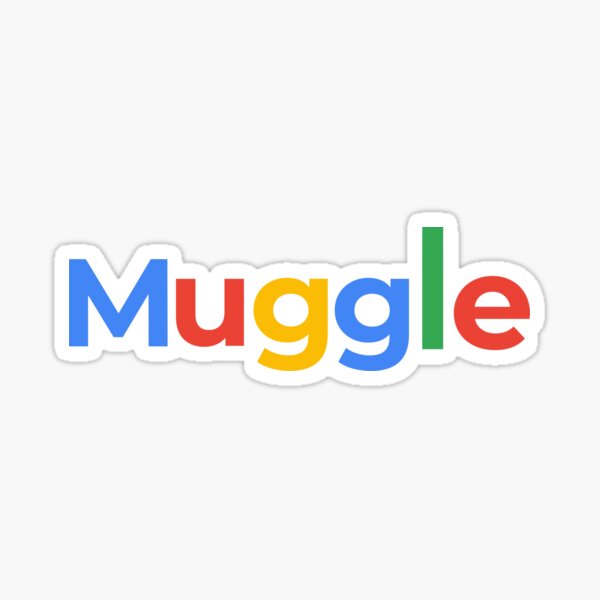 "Muggle" Sticker for Sale by ChestJestTees | Redbubble