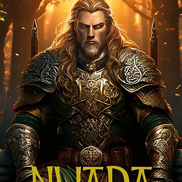 "Nuada Celtic King of the Tuatha Dé Danann" Sticker for Sale by ...