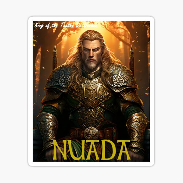 "Nuada Celtic King of the Tuatha Dé Danann" Sticker for Sale by ...