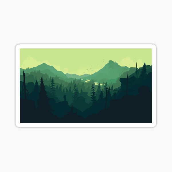 Firewatch Stickers | Redbubble