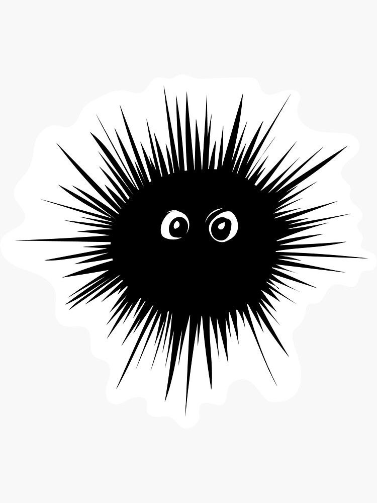 "Evil spiny sea urchin" Sticker by maassenware | Redbubble