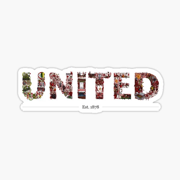 Manchester United Stickers | Redbubble