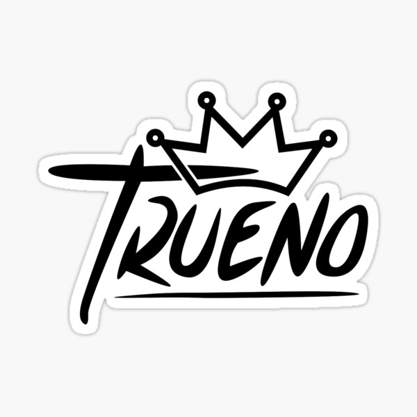 "Trueno" Sticker by Dmardraw | Redbubble