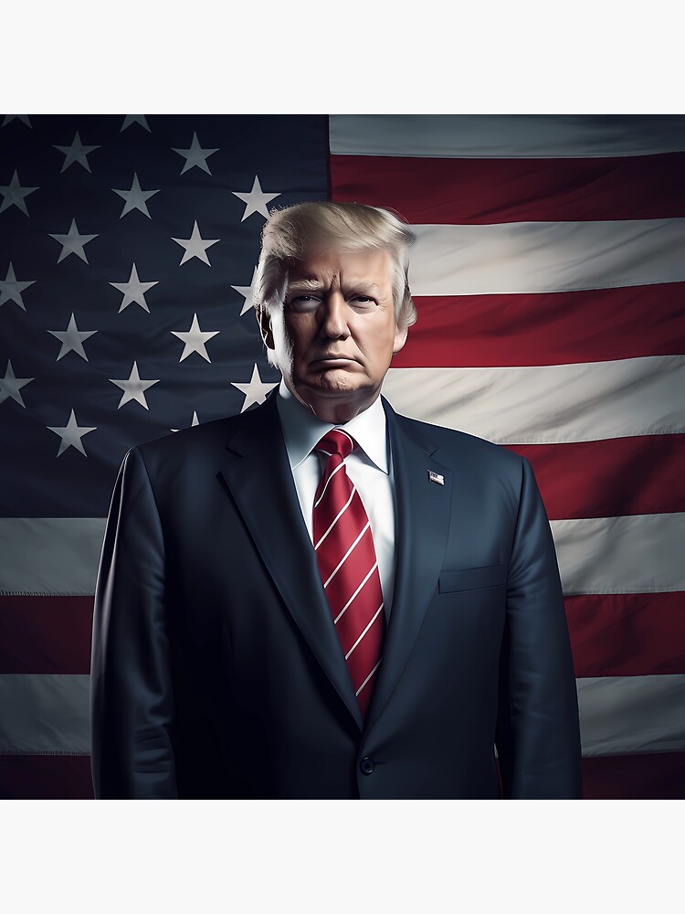 "Donald Trump President" Poster by AmericaFirst10 | Redbubble