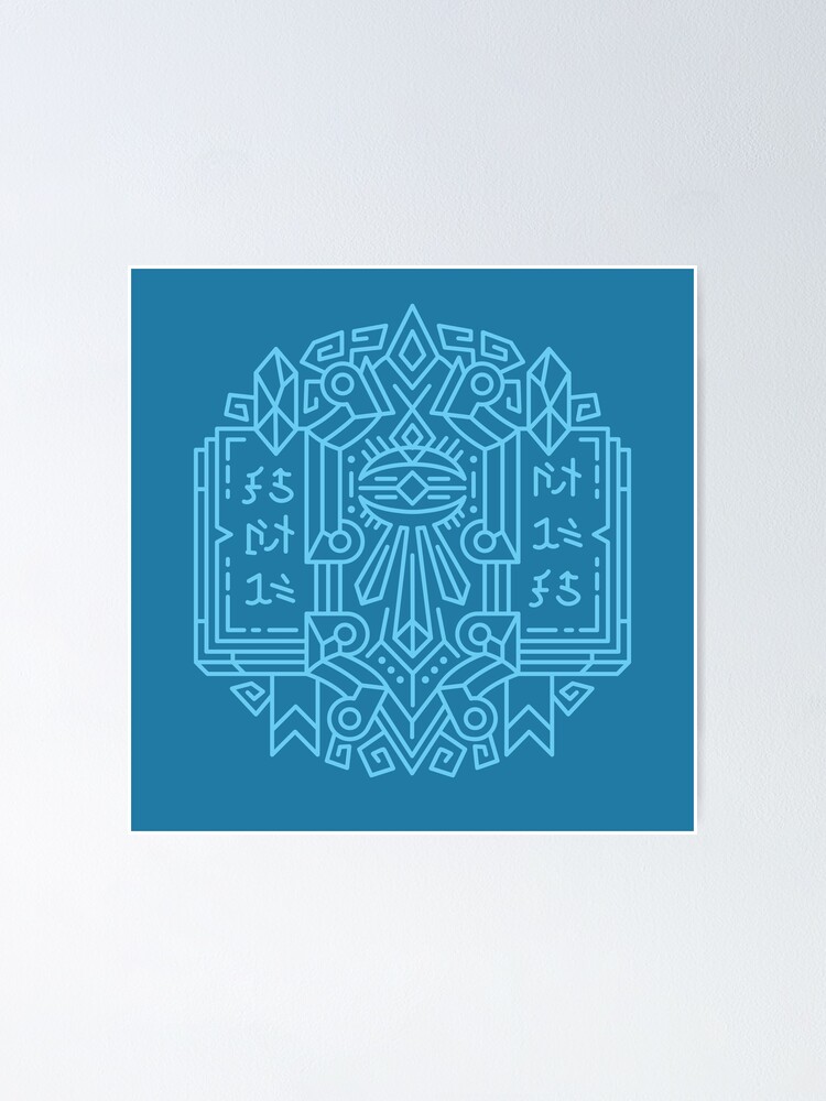 "Mage – Class Crest (color)" Poster for Sale by dcmjs | Redbubble