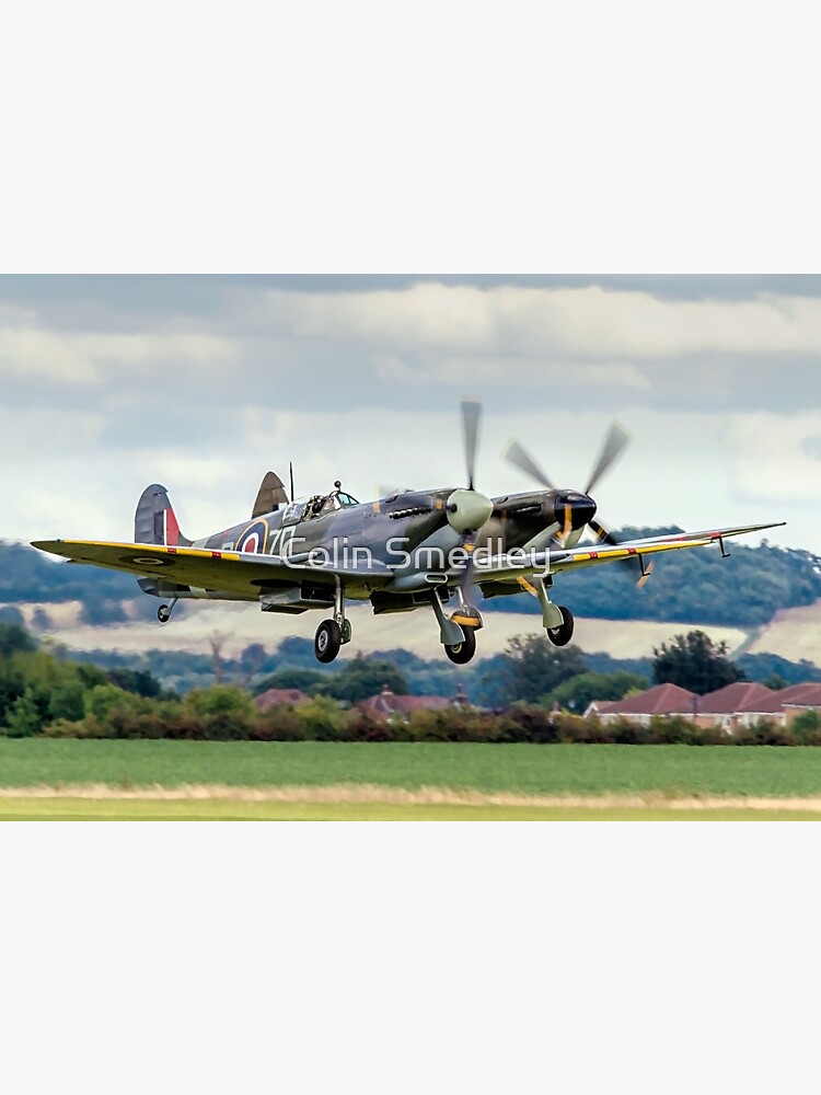 "Two Spitfires taking off at Duxford" Photographic Print for Sale by ...