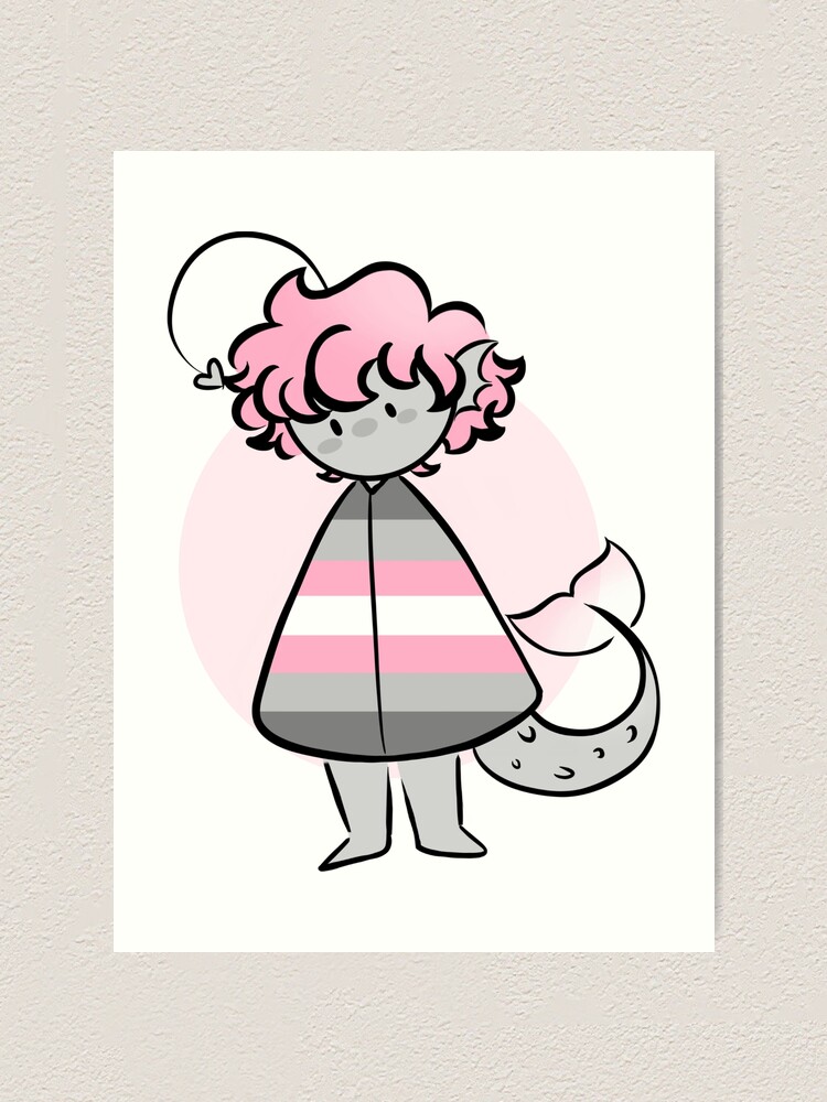 "Demigirl" Art Print for Sale by Rainb0w-S0da | Redbubble