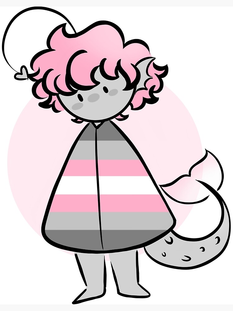 "Demigirl" Art Print for Sale by Rainb0w-S0da | Redbubble