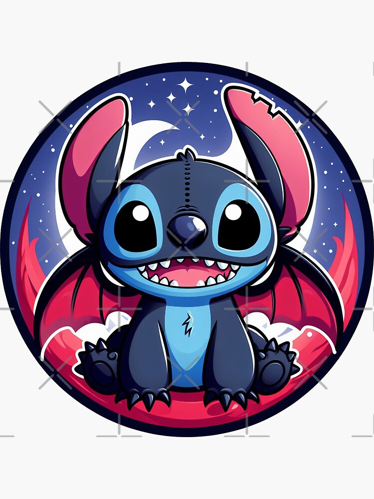 "Stitch x Toothless" Sticker for Sale by mrkadms | Redbubble