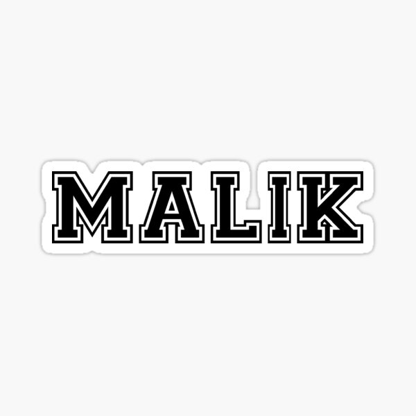 "Malik" Sticker by Hilaarya | Redbubble