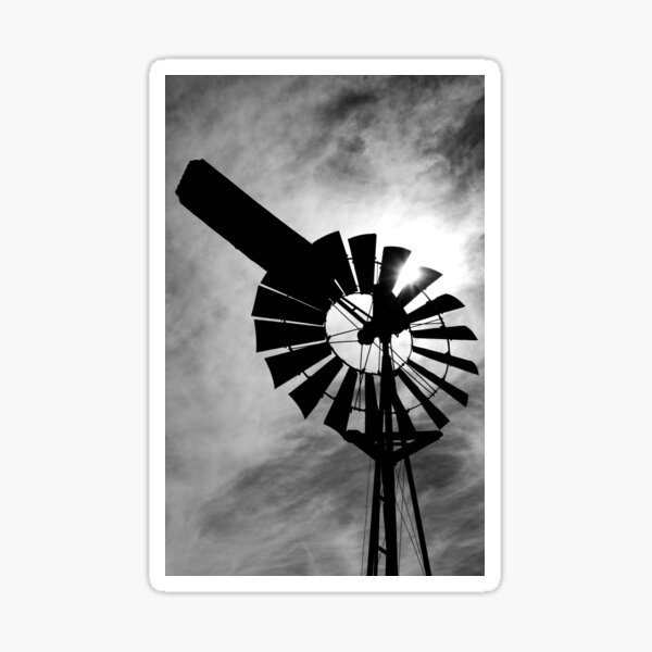 "Windmill" Sticker for Sale by Chook | Redbubble
