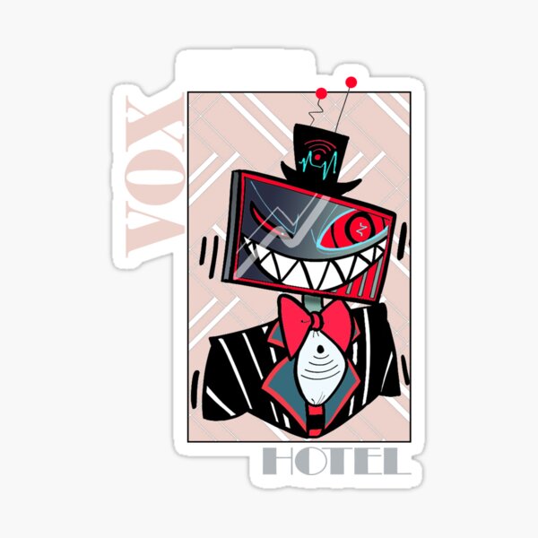 "Hazbin Hotel Vox" Sticker for Sale by Arviana--Design | Redbubble