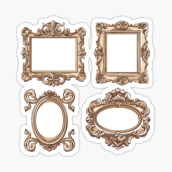"Frame vintage pack" Sticker for Sale by Maylandonline | Redbubble