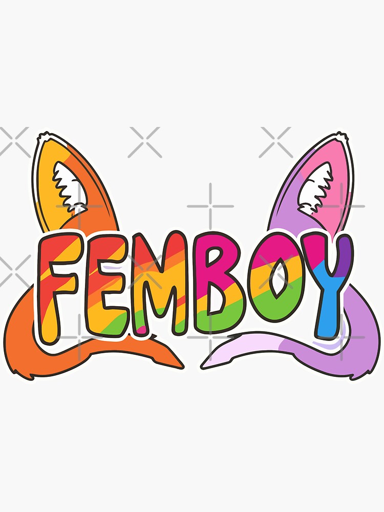 "Femboy" Sticker for Sale by IcePools | Redbubble