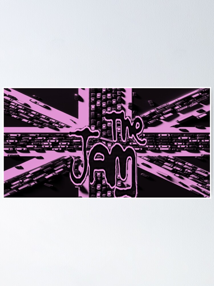 "The Jam Union Jack Flag Pink Glow" Poster for Sale by JOSIALOGAN ...