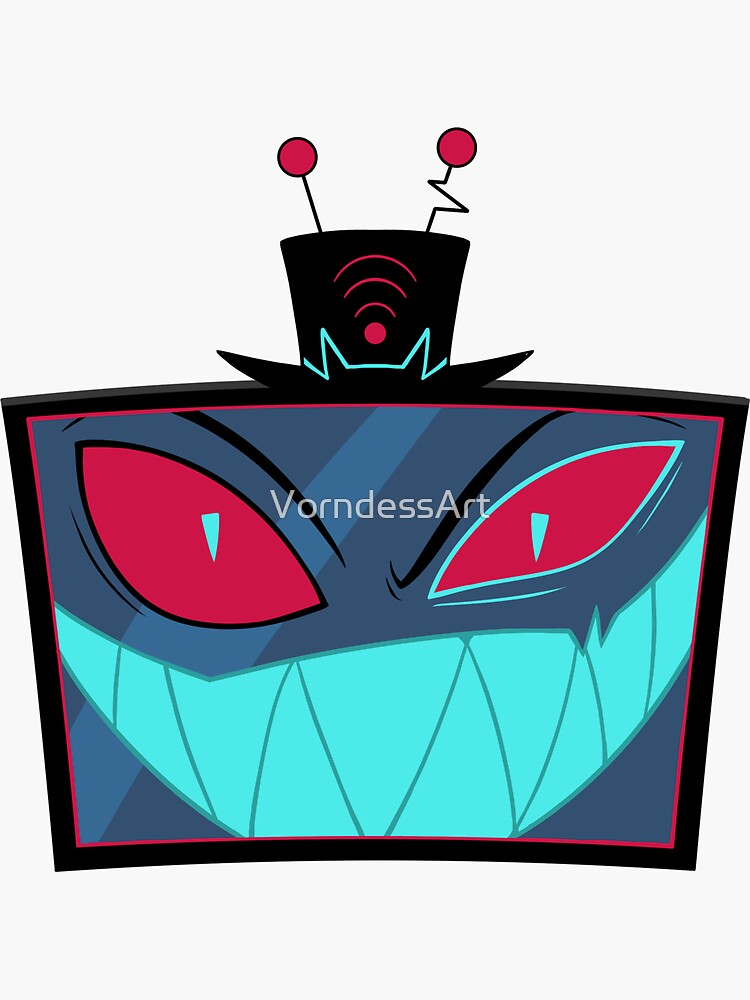 "Hazbin Hotel - Vox" Sticker by VorndessArt | Redbubble