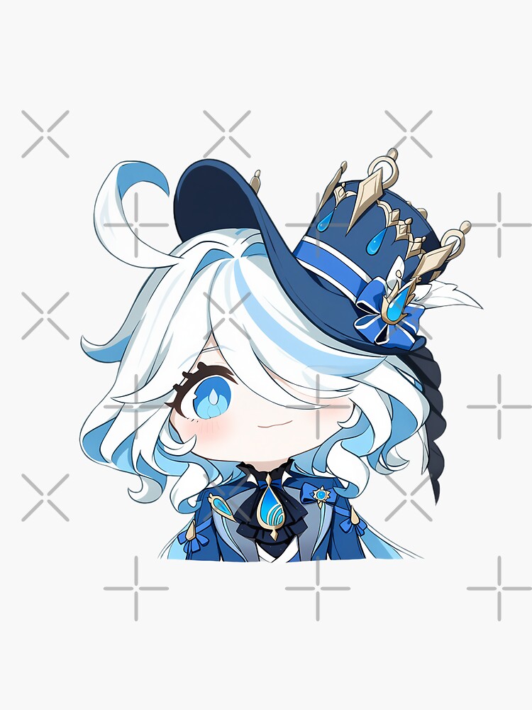 "Furina Wide Face Meme | Genshin Impact" Sticker for Sale by Shixbt ...