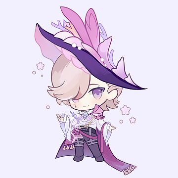"Lyney Chibi Genshin Impact " Sticker for Sale by Miitaart | Redbubble