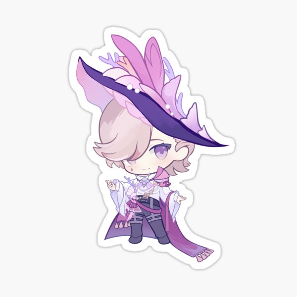 "Lyney Chibi Genshin Impact " Sticker for Sale by Miitaart | Redbubble