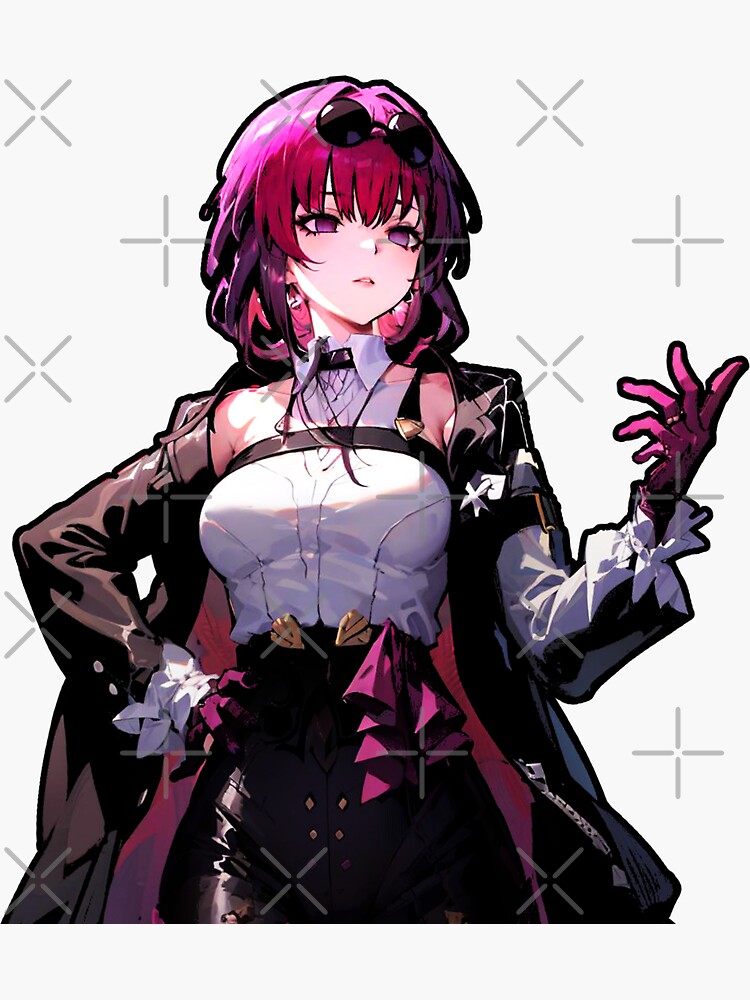 "Kafka Honkai Star rail Stickers Kafka Star rail Waifu Decals Star rail shirt" Sticker for Sale ...