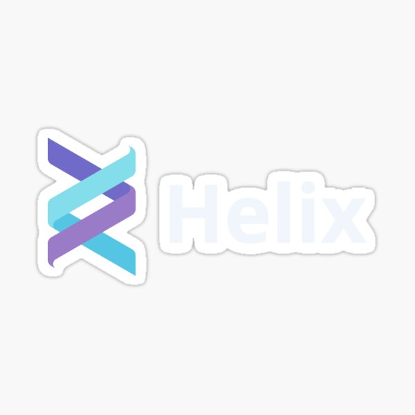 "Helix Editor Dark" Sticker for Sale by Loading-M | Redbubble