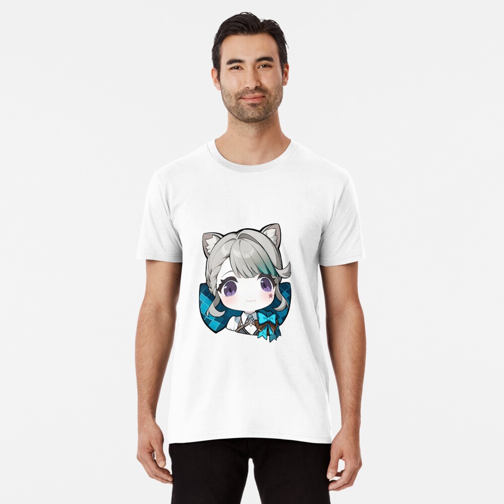 "Lynette Wide Face Meme | Genshin Impact" Sticker for Sale by Shixbt ...