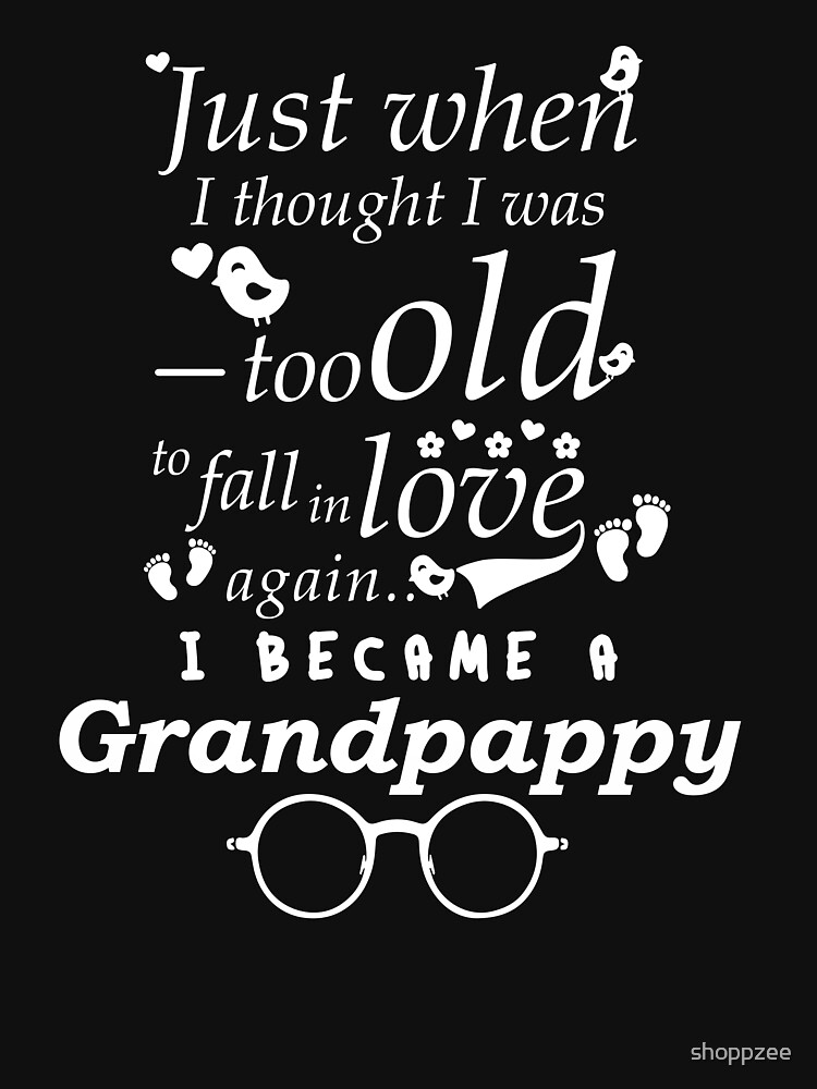 "I Became Grandpappy Grandpa Grandfather" Pullover Hoodie for Sale by ...