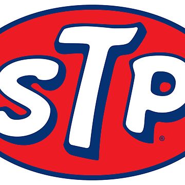 "STP Motor Oil – 1960–1970s Vintage Logo" Sticker for Sale by Maverick51 | Redbubble