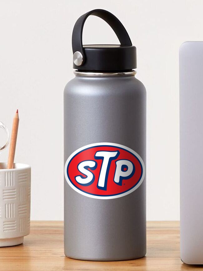 "STP Motor Oil – 1960–1970s Vintage Logo" Sticker for Sale by Maverick51 | Redbubble