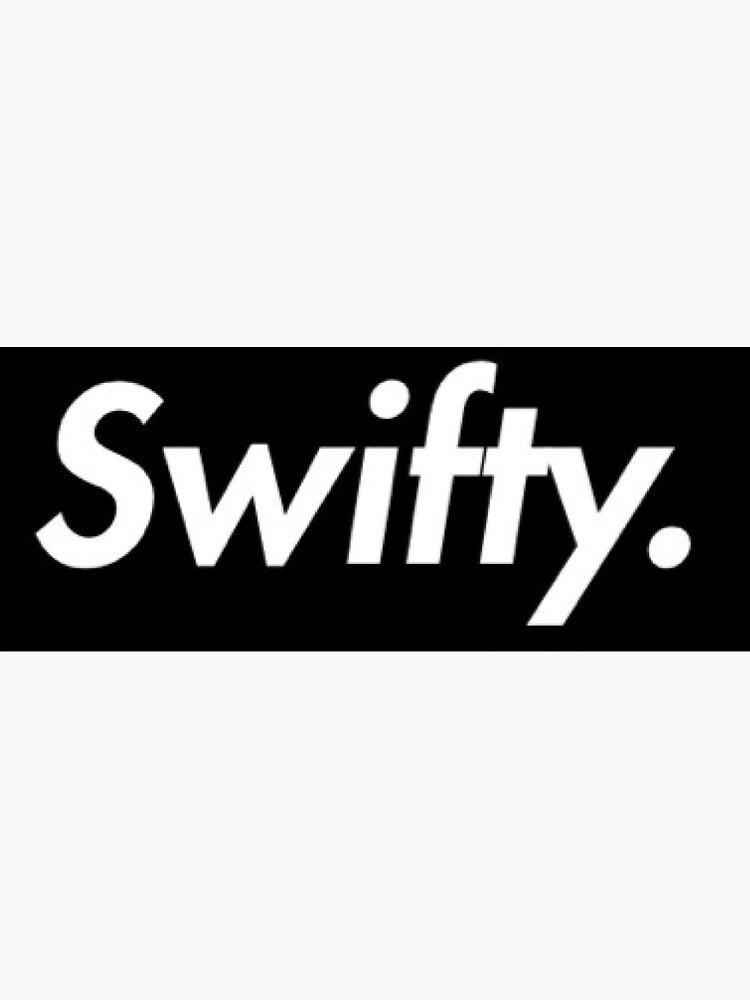 "Swifty logo" Sticker for Sale by Swifty23 | Redbubble