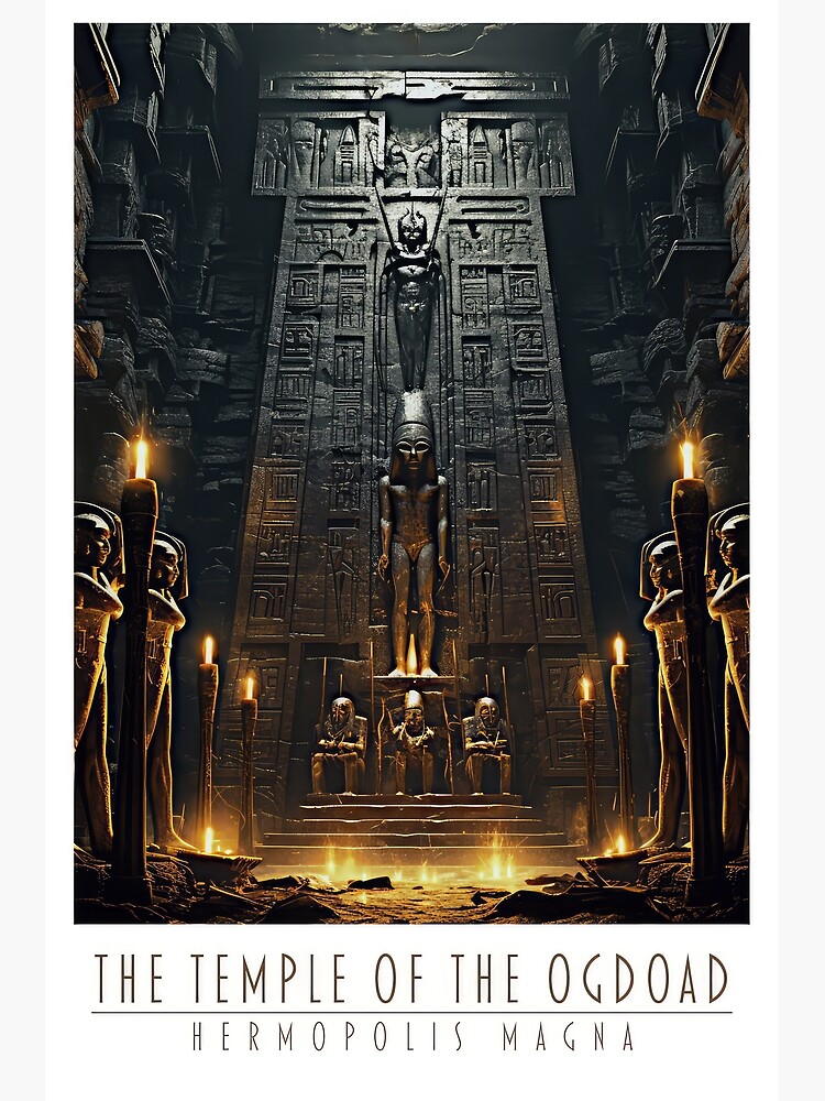 "The temple of the Ogdoad." Poster by danielplazas | Redbubble