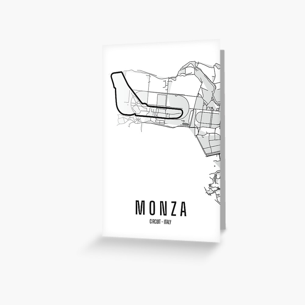 "Monza f1 circuit, italy formula 1 circuit" Poster by Anabelandia ...