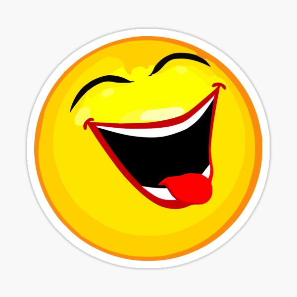 "Exuberant smiley" Sticker for Sale by Prometheus2000 | Redbubble