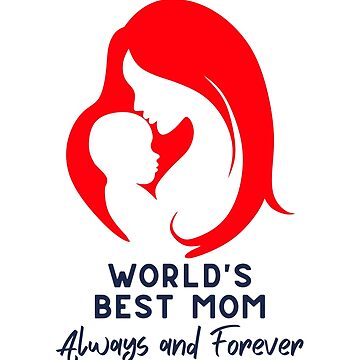 "World Best Mom " Sticker for Sale by Abdu Innovations | Redbubble