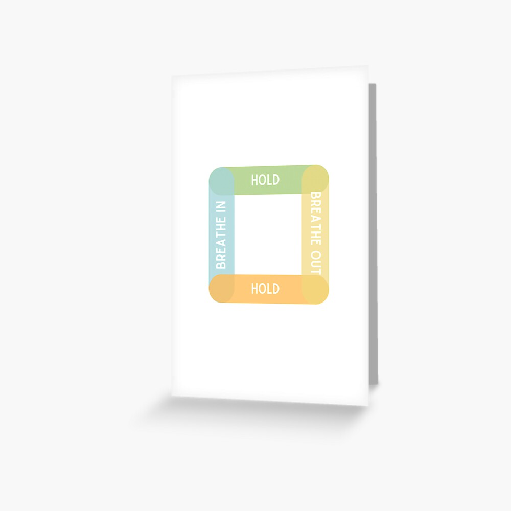 "Coping skill- Square Breathing design" Sticker for Sale by ...