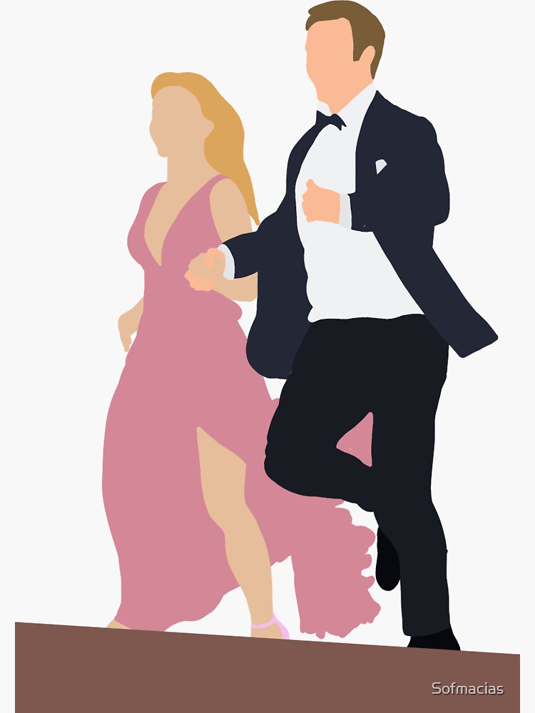 "Anyone But You: Sydney Sweeney and Glen Powell" Sticker for Sale by ...